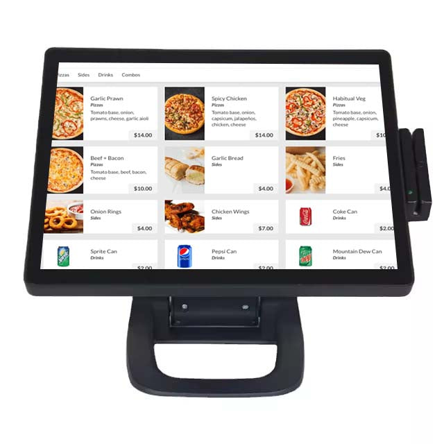 Joyreap Restaurant Touch Screen Billing Machine 15 Inch Dual POS Syste ...